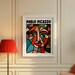 Pablo Picasso-inspired Art Poster Abstract Cubism Print Picasso Wall ...