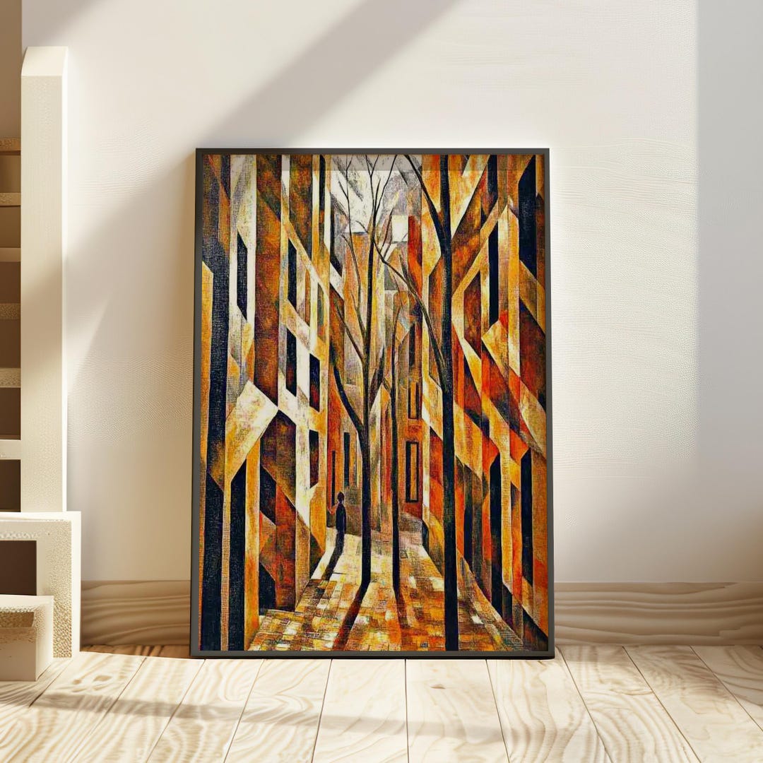 Albert Gleizes-inspired Cubism Poster– Geometric Masterpieces for ...