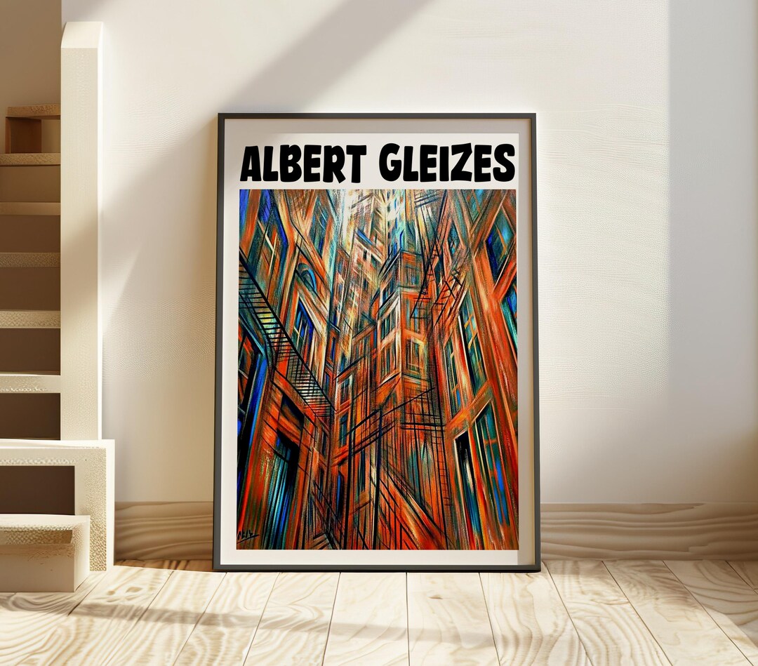 Albert Gleizes-inspired Cubism Poster– Geometric Masterpieces for ...