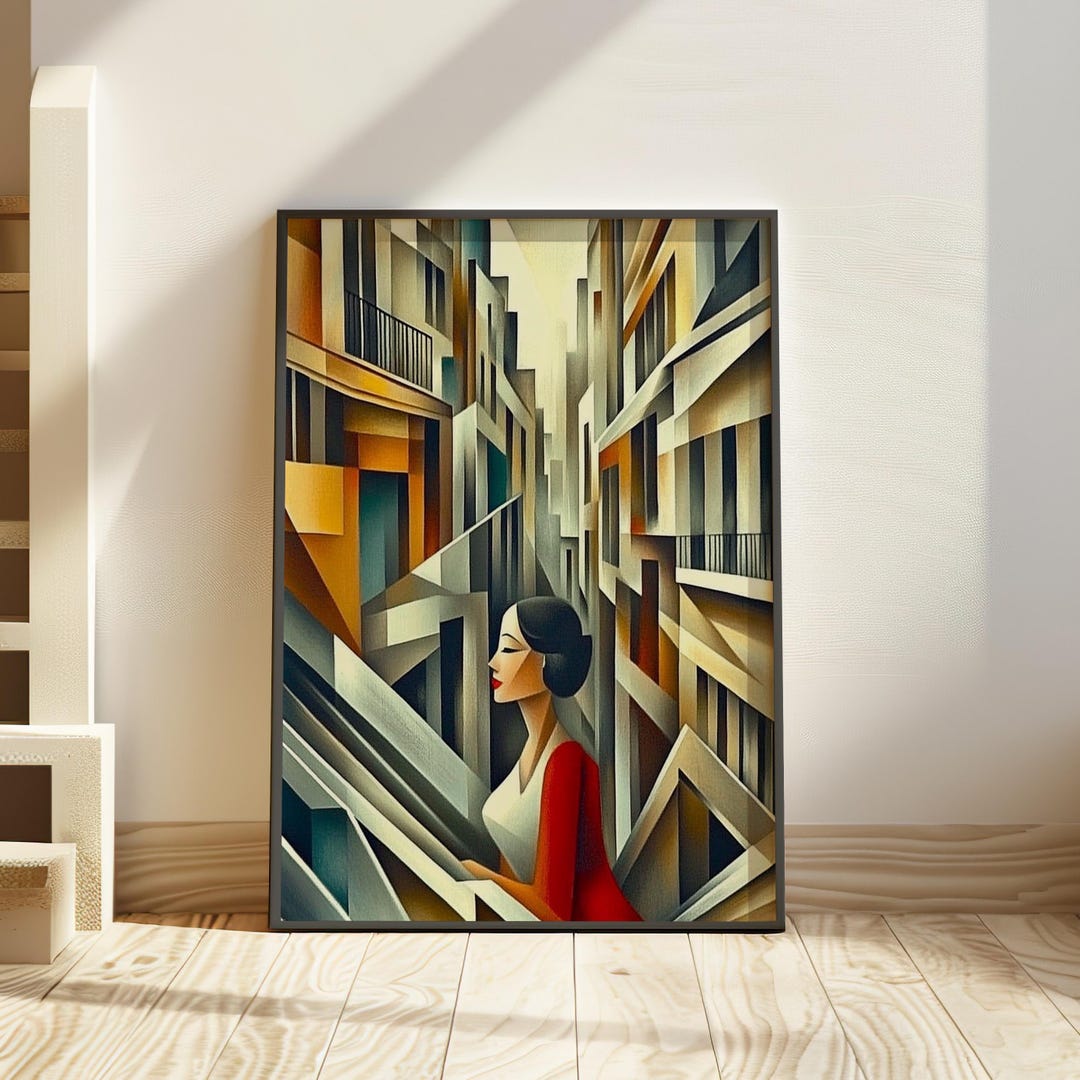 Albert Gleizes-inspired Cubism Poster– Geometric Masterpieces for ...