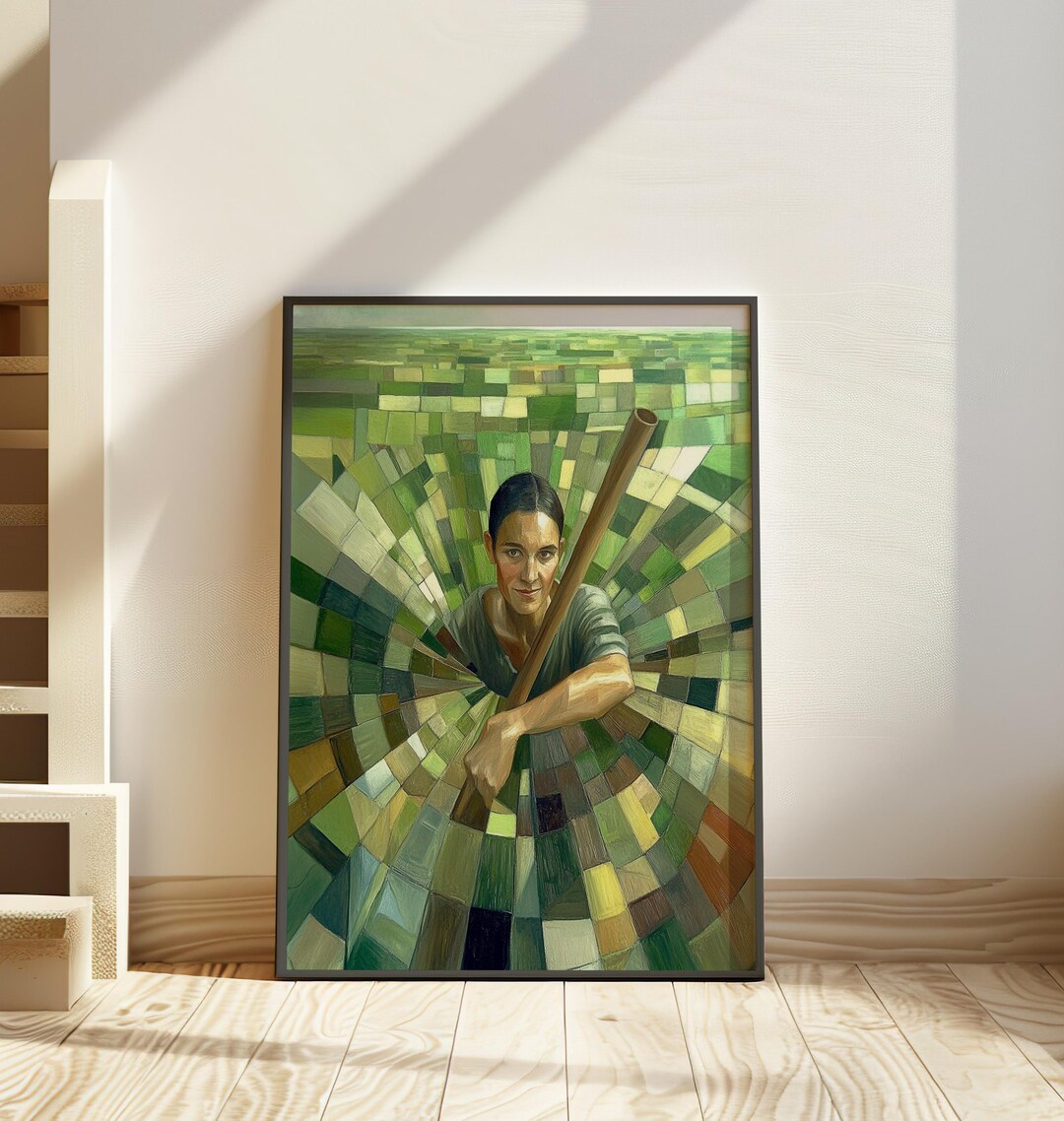 Diego Rivera-inspired Cubism Art Poster - Cubism Inspired Wall Poster ...