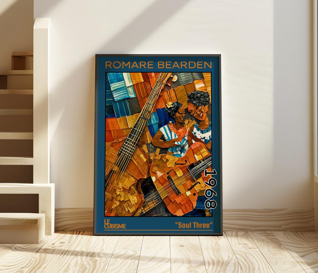 Soul Three 1968 - Romare Bearden Inspired Jazz Collage Print / Abstract ...
