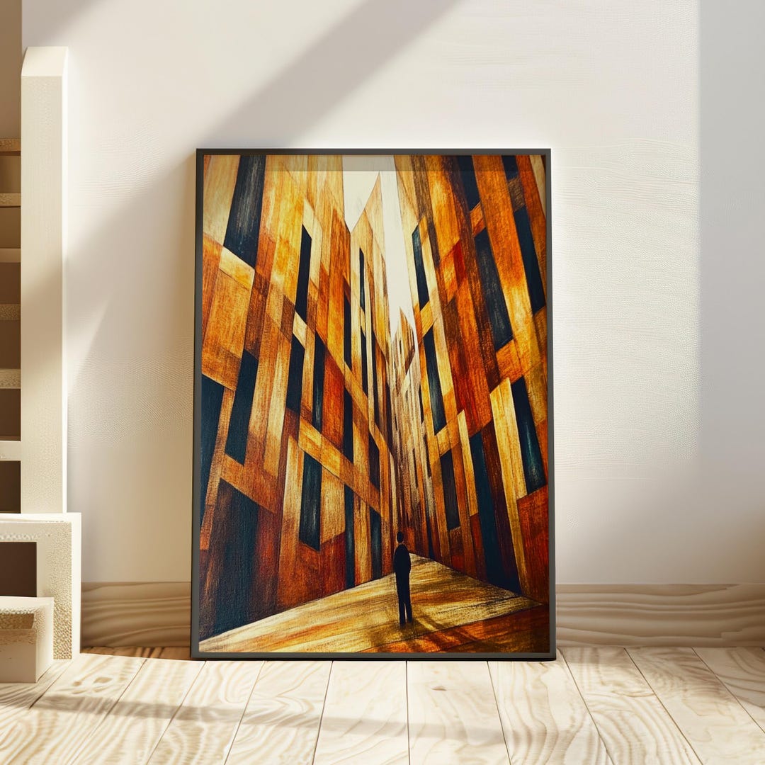 Albert Gleizes-inspired Cubism Poster– Geometric Masterpieces for ...