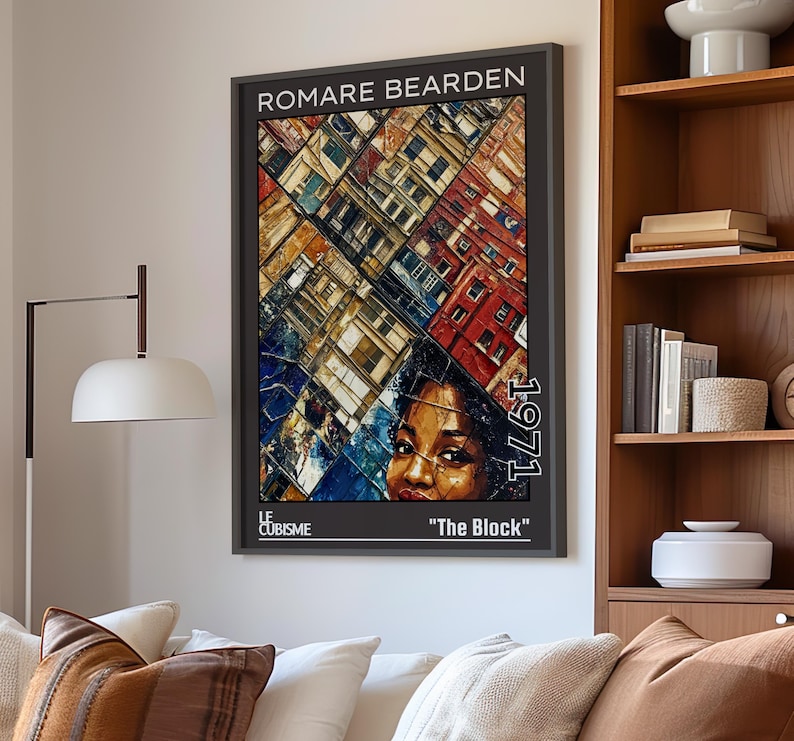 The Block 1971 - Romare Bearden Print / Poster - Harlem Street Scene ...