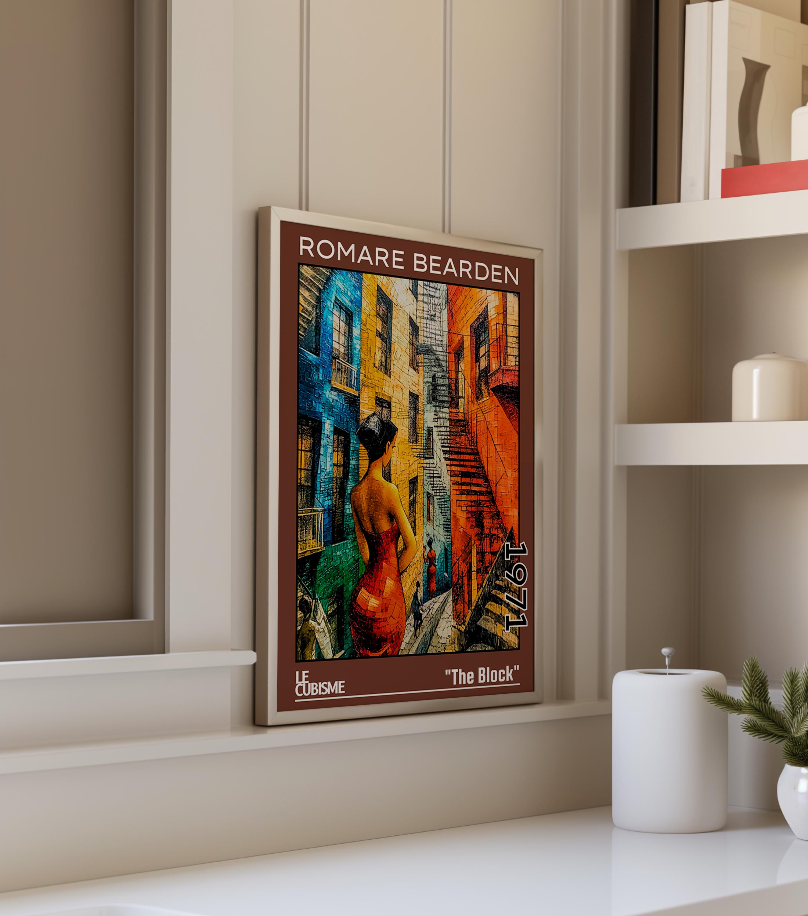 The Block 1971 - Romare Bearden Print / Poster - Harlem Street Scene ...
