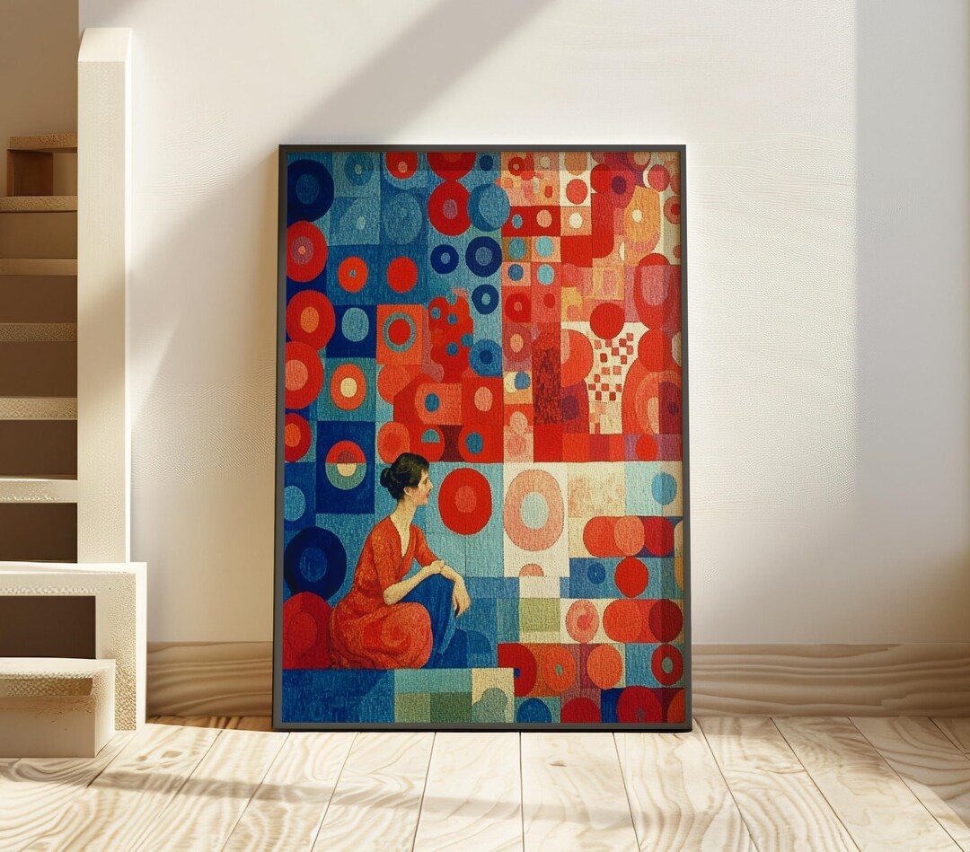 Sonia Delaunay-inspired Orphism Cubism Art Poster – Bold Vibrant ...