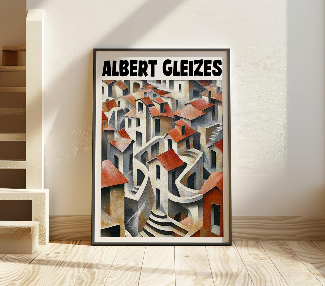 Albert Gleizes-inspired Cubism Poster– Geometric Masterpieces for ...