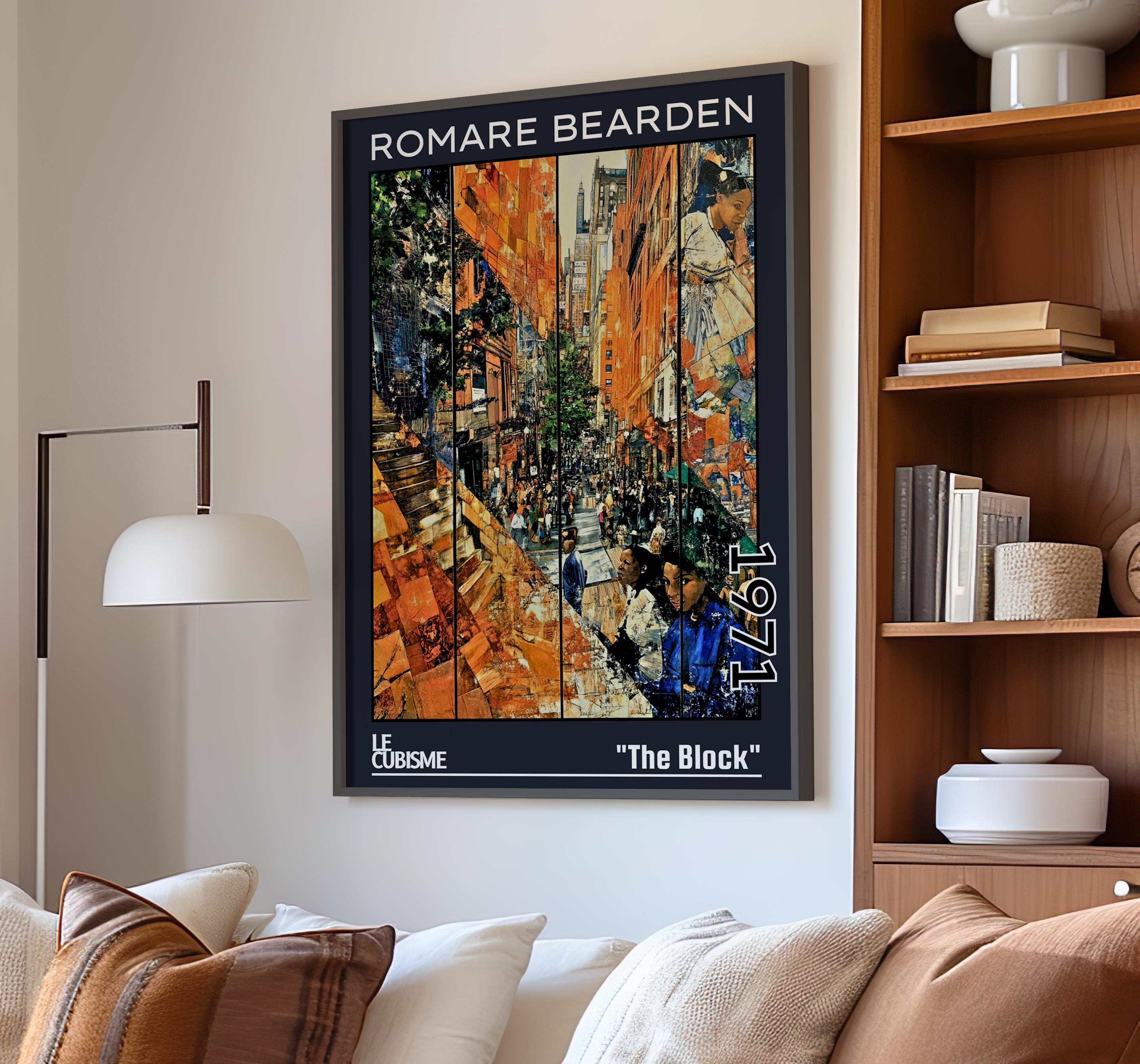 The Block 1971 - Romare Bearden Print / Poster - Harlem Street Scene ...