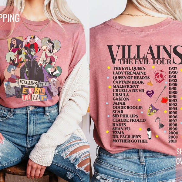 Villains Evil Tour Svg - Etsy