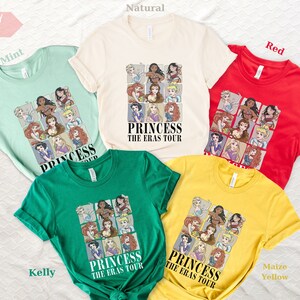 Disney Princesses Tee the Princesses Shirt for Disneyland Trip Belle Princess T-shirt Magic ...