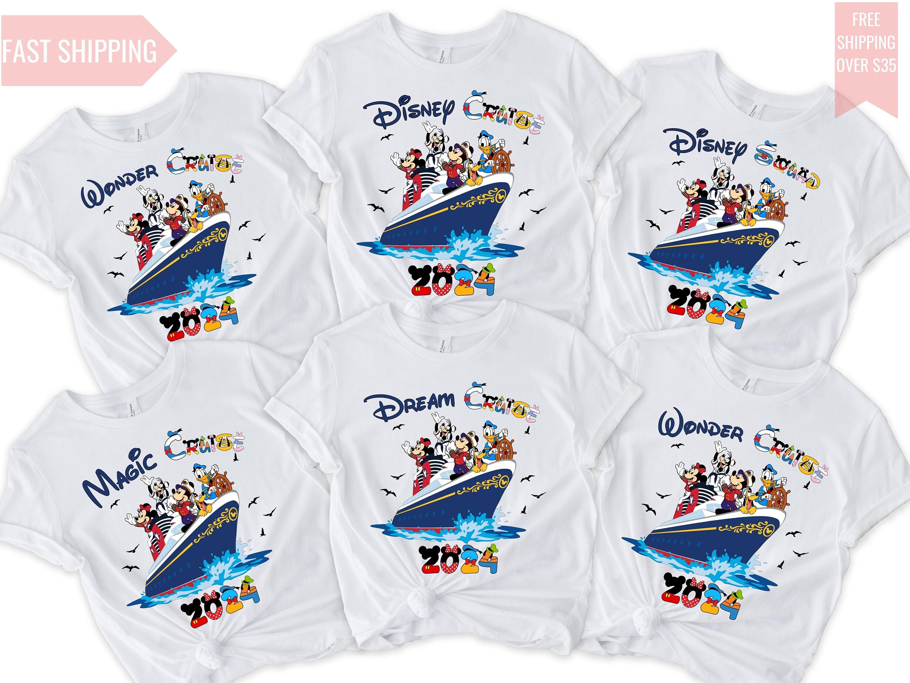 2024 Disney Cruise Shirts, Disney Family Cruise Shirts,disney Dream Cruise Family Shirts, Mickey ...