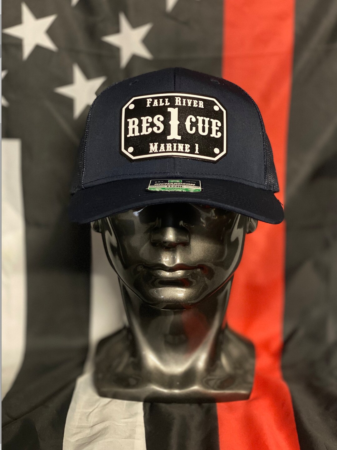 Leather Fire Department Passport Station Hats (up to 3 Lines) - Etsy