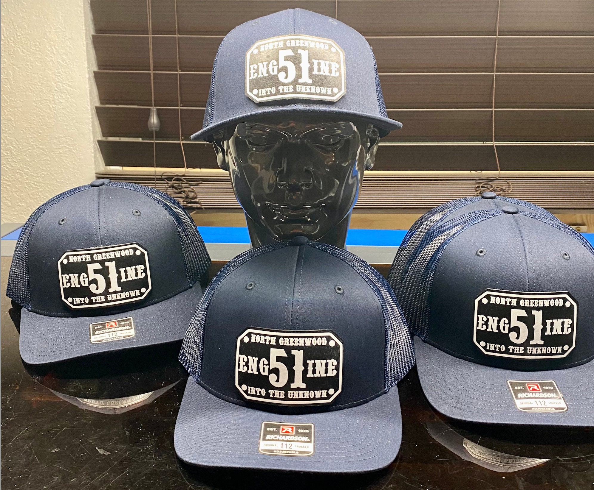 Leather Fire Department Passport Station Hats up to 3 Lines - Etsy