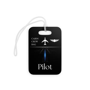 Pilot Luggage Tag Sleek & Professional Travel Accessory for Cabin Crew ...