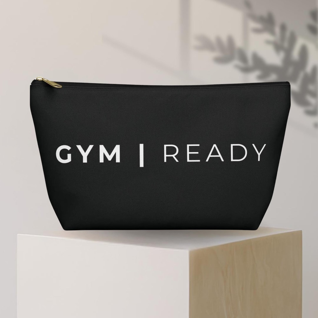 Workout Essentials Pouch | Black Gym Bag Organizer for Fitness ...