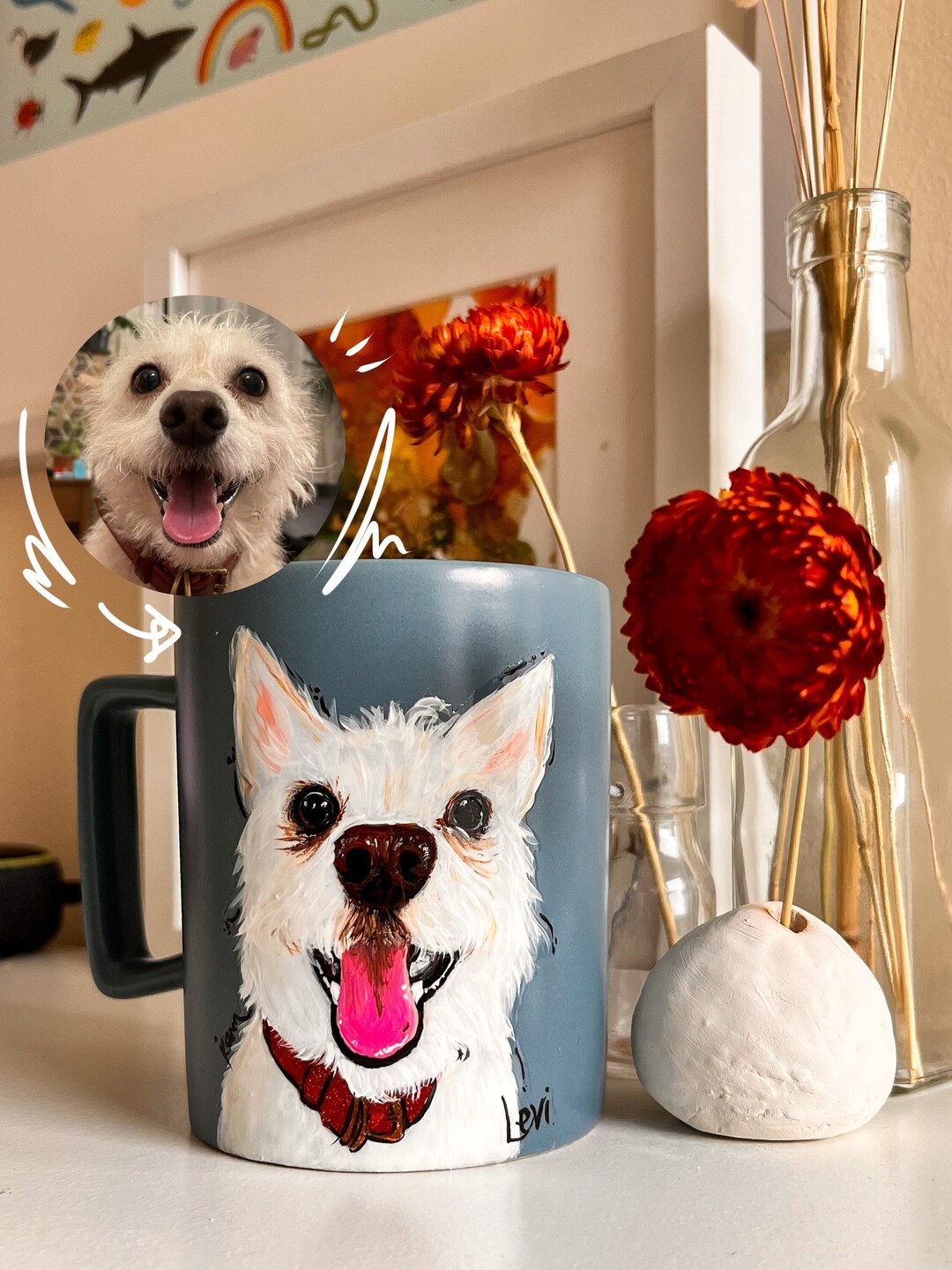 Custom Hand Painted Mugs - Etsy