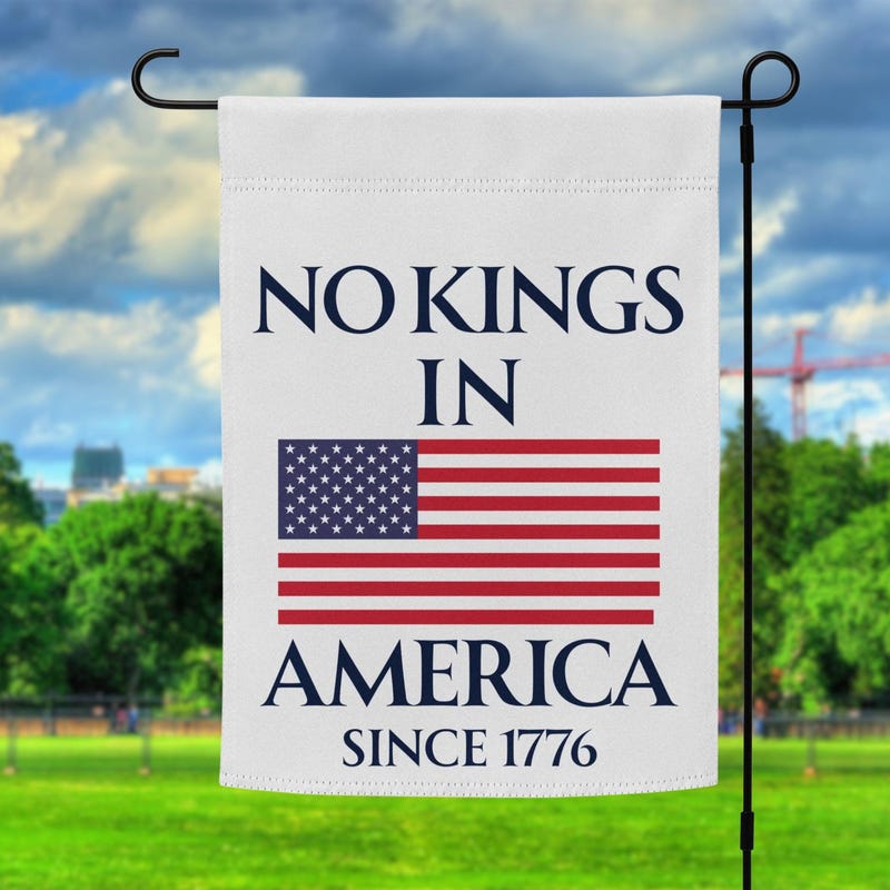 No Kings Small Flag - Etsy