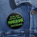 Retro Horror Movie Button: 80s/90s Video Store Pin - Etsy