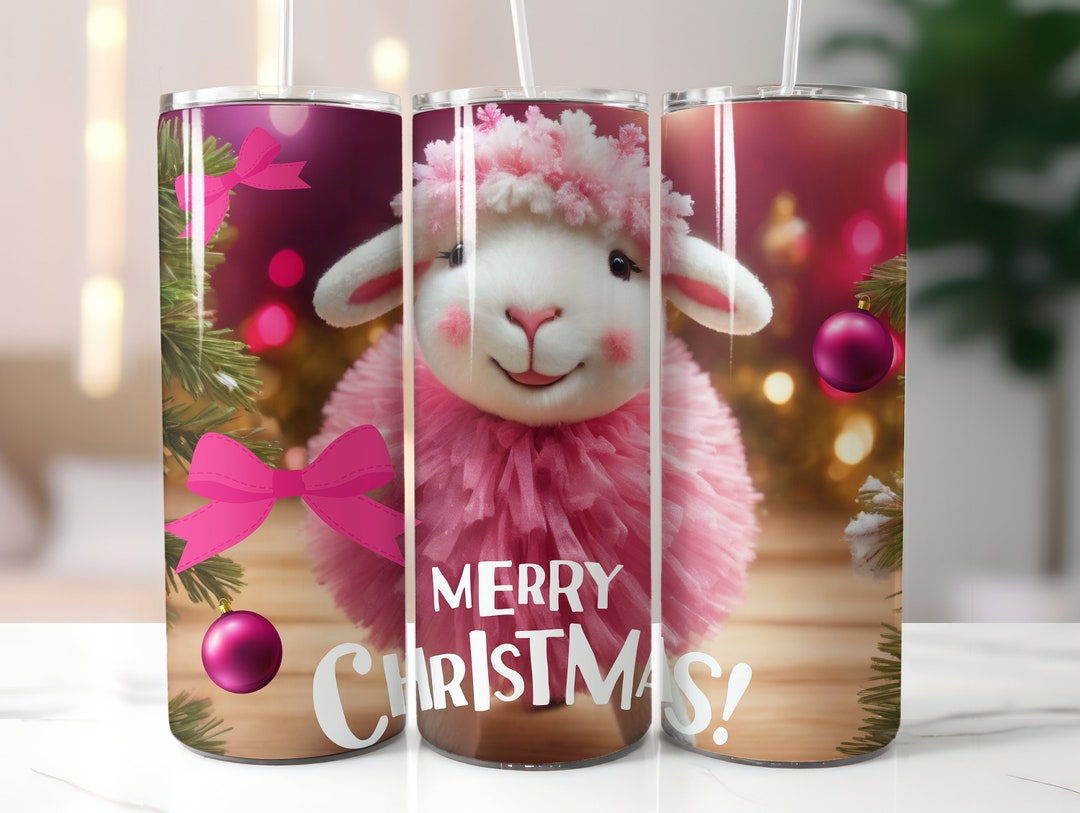 Bundle Funny Happy Sweet Sheep Christmas Design PNG 20oz - Etsy