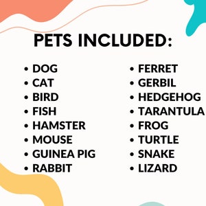 Pet Animal Flashcards - Montessori 3- Part Cards - Nomenclature Cards ...