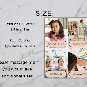 Toddler Routine Cards: 20 Daily Activity Photo Cards (digital Download ...
