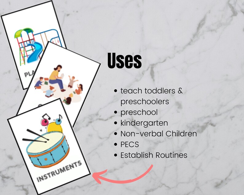 Classroom Routine Cards Daycare / Preschool / Kindergarten / Autism ...