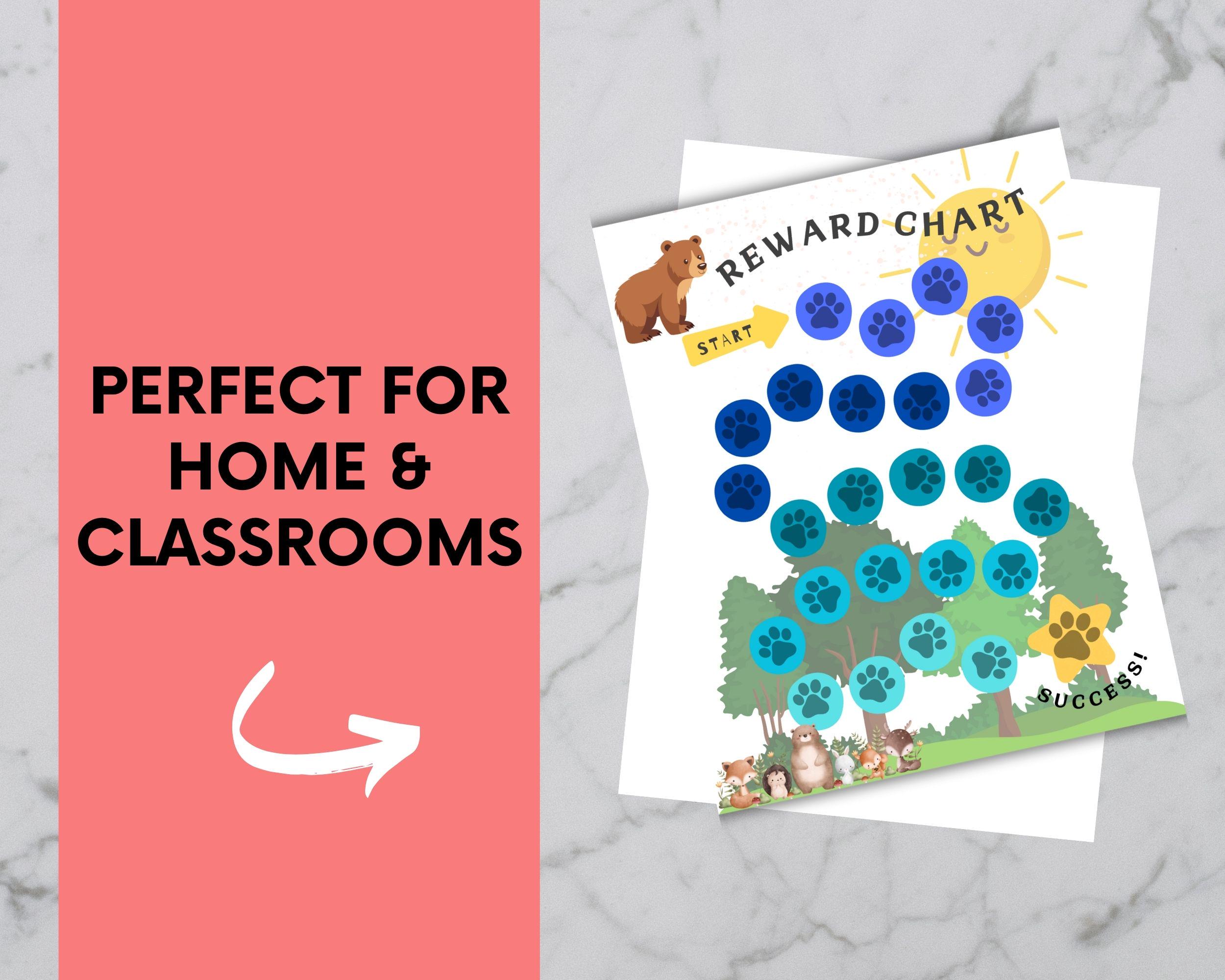 Forest Animal Reward Chart: Kids' Behavior Tracker (printable) - Etsy
