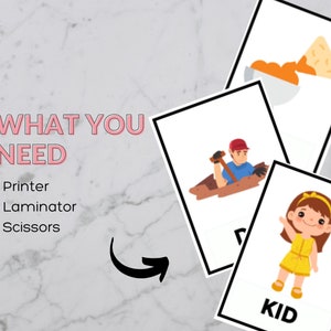 CVC Flashcards With I - 3 Part Cards - Spelling and Reading Activity ...