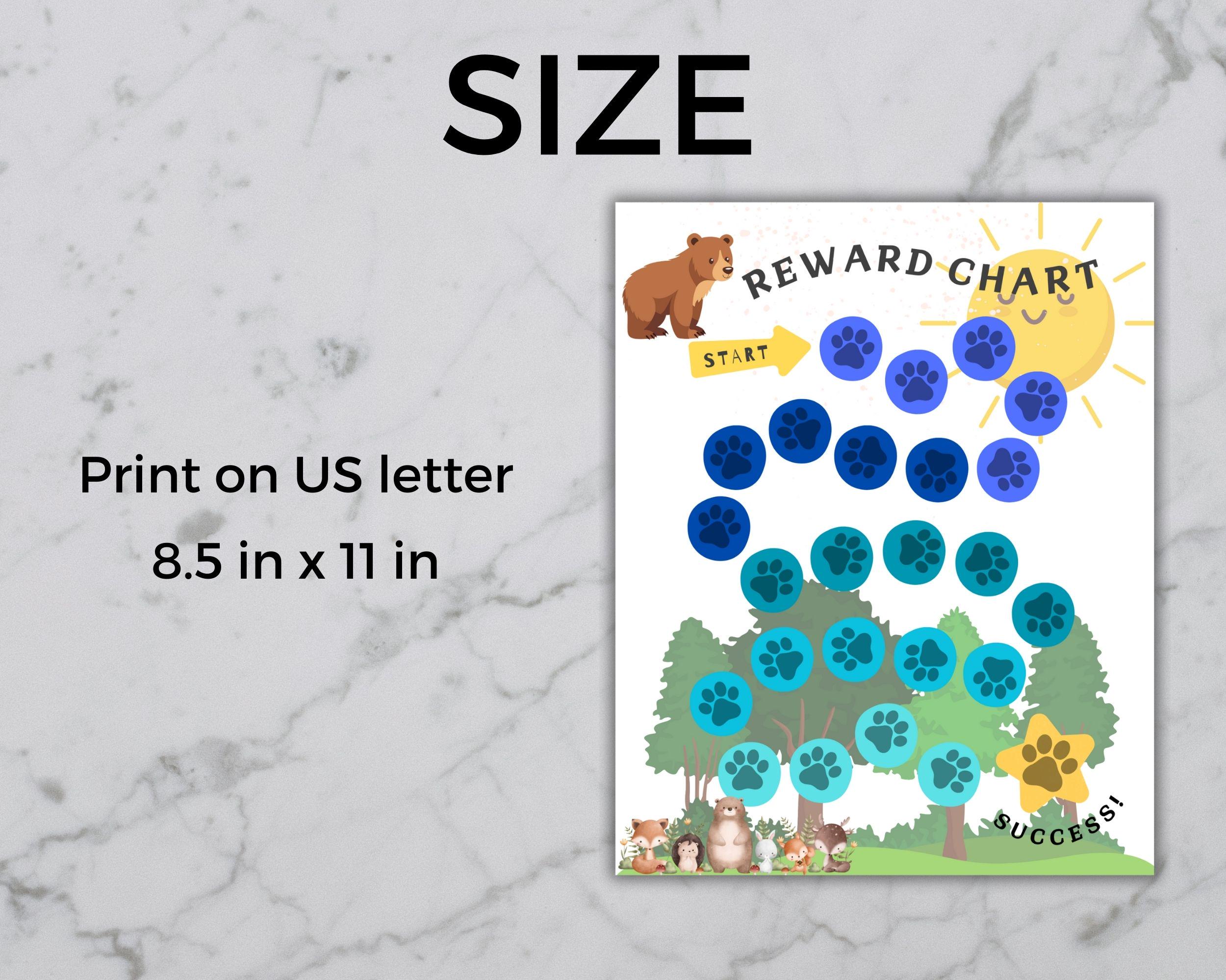 Forest Animal Reward Chart: Kids' Behavior Tracker (printable) - Etsy