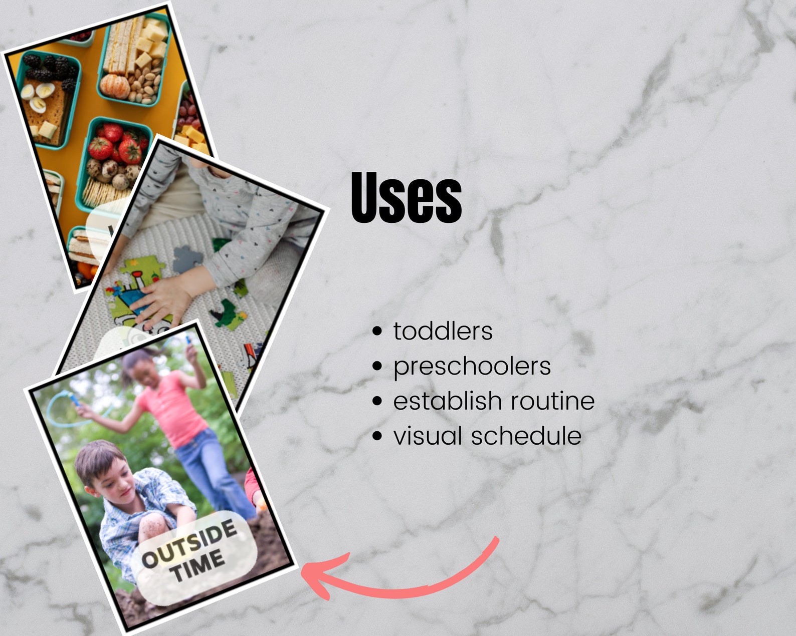 Toddler Routine Cards: 72 Real-life Picture Cards (digital Download) - Etsy