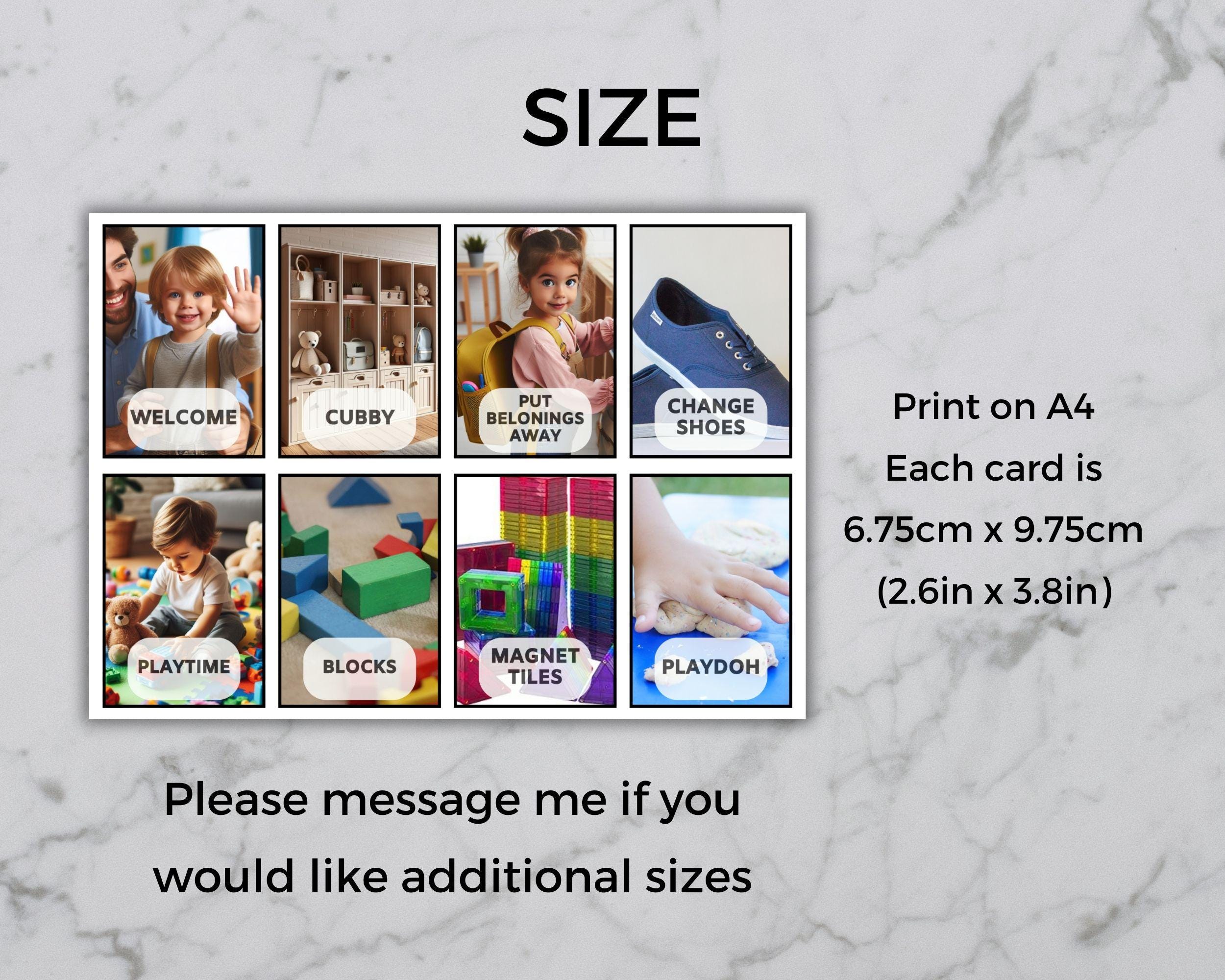 Editable Classroom Routine Cards: Real Photo Visual Schedule (digital ...