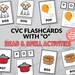 CVC Flashcards With O 3 Part Cards Spelling and Reading Activity ...