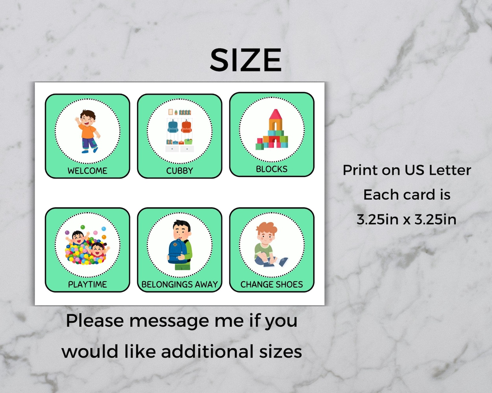 Classroom Routine Photo Cards: Daycare, Preschool, ASD Visual Schedule ...