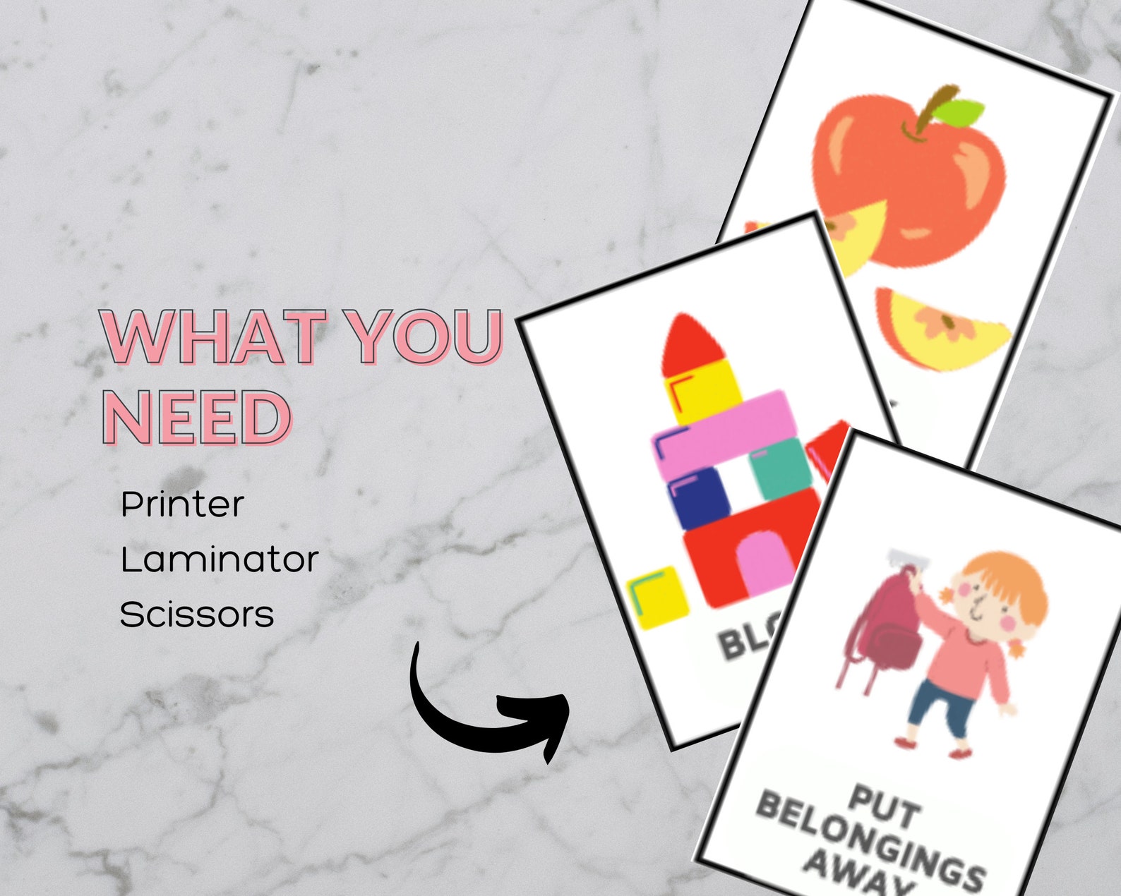 Classroom Routine Cards Daycare / Preschool / Kindergarten / Autism ...