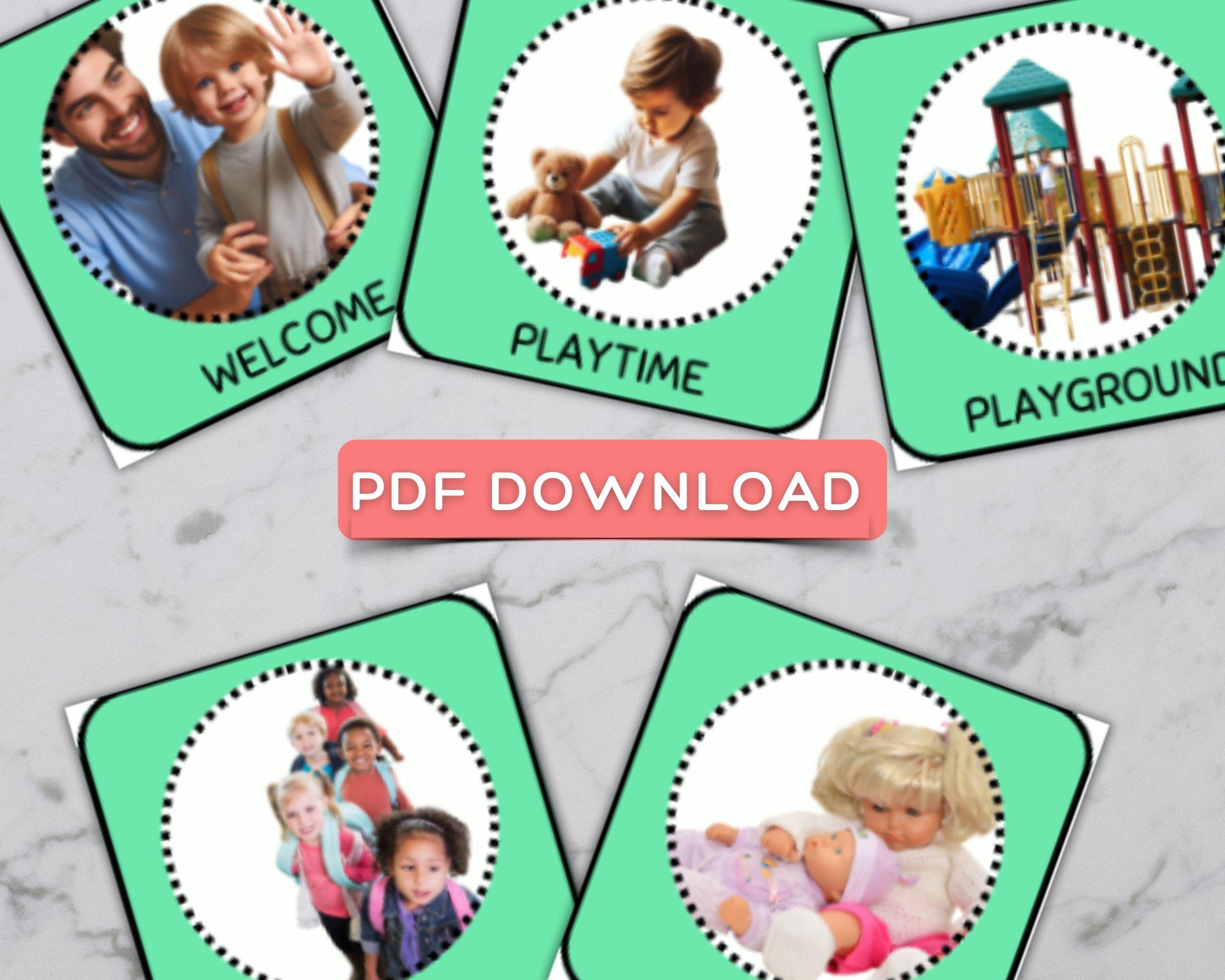 Classroom Routine Cards - Daycare / Preschool / Kindergarten ...