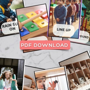 Classroom Routine Cards - Daycare / Preschool / Kindergarten ...