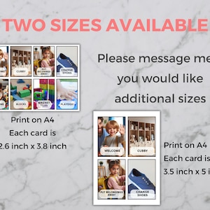 Classroom Routine Cards - Daycare / Preschool / Kindergarten ...