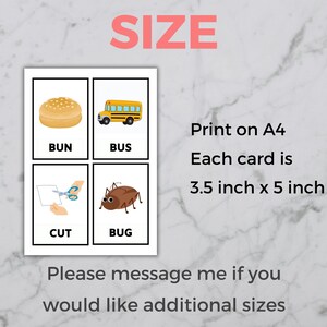 CVC Flashcards BUNDLE - 3 Part Cards - Spelling and Reading Activity ...