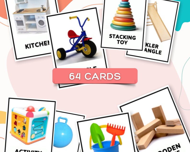 Toy Communication Cards / Flashcards - Aids Young and Non-verbal ...