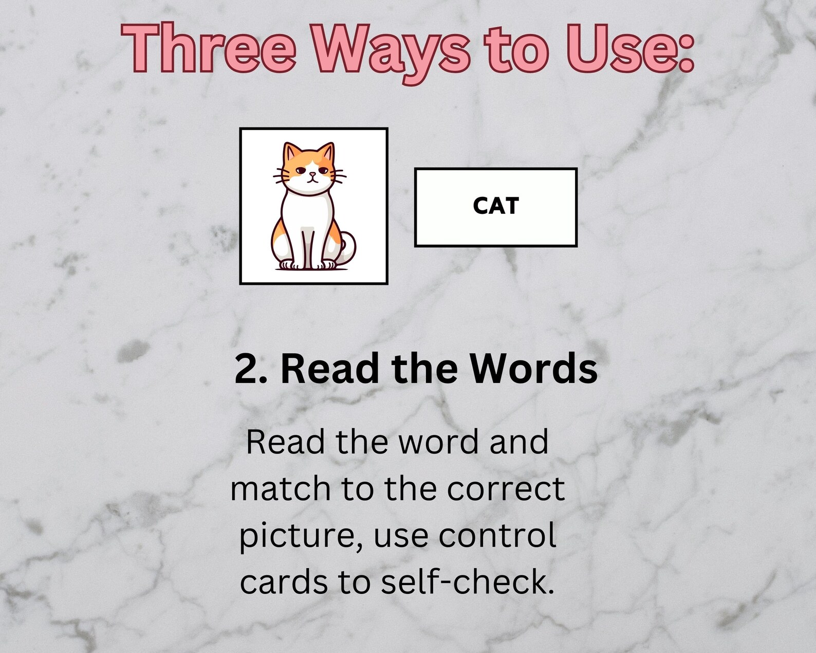 CVC Flashcards With A - 3 Part Cards - Spelling and Reading Activity ...