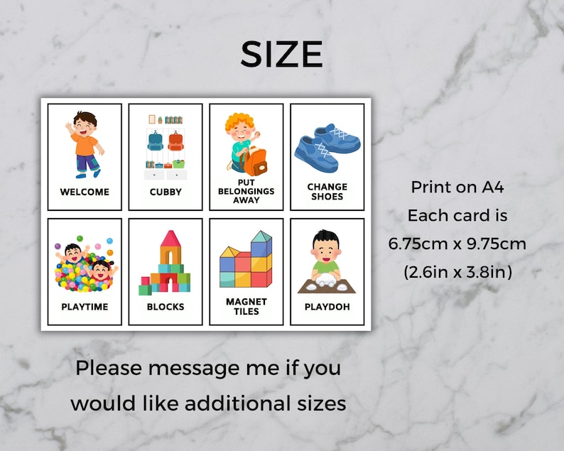 Classroom Routine Cards - Daycare / Preschool / Kindergarten / Autism ...