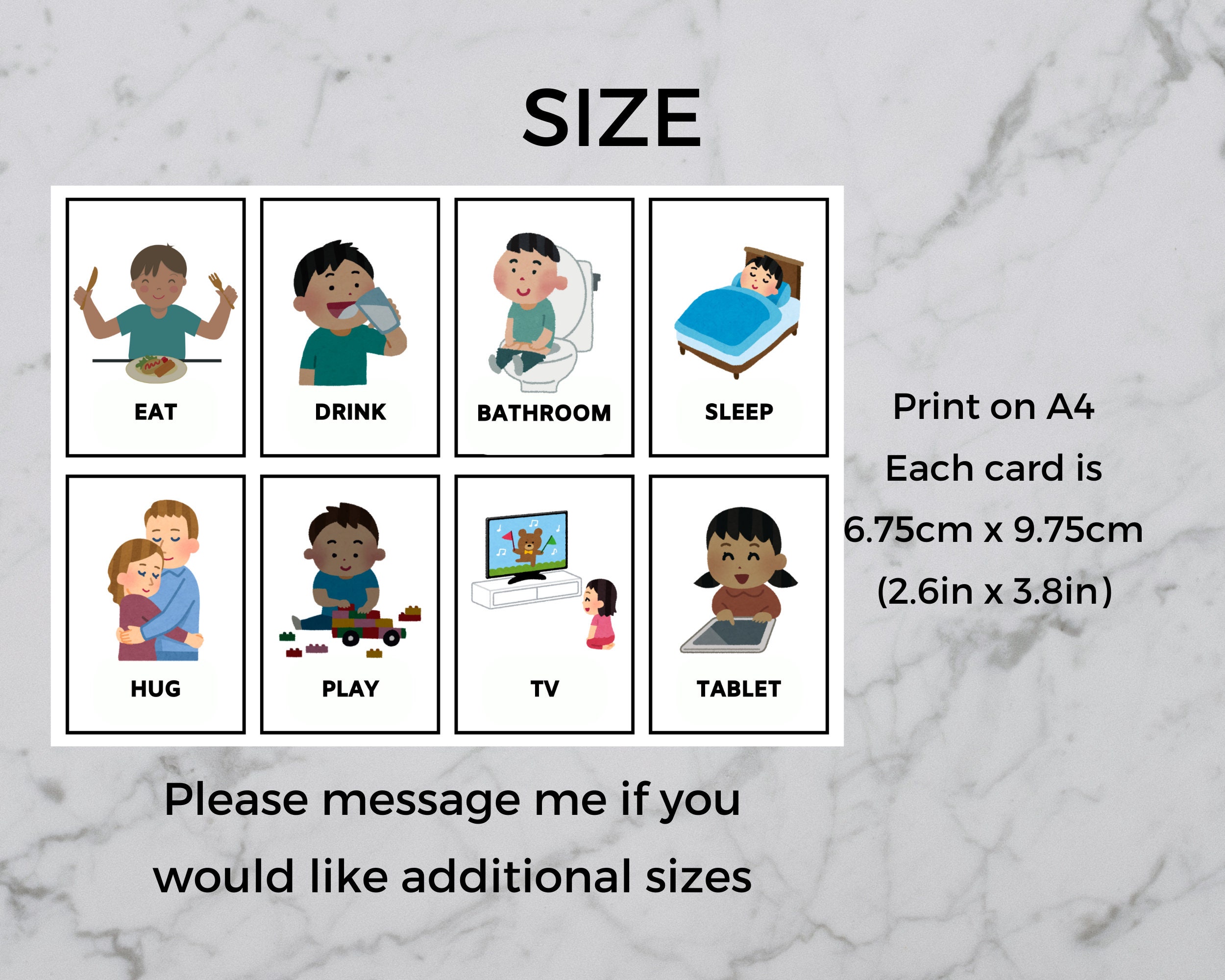 48 Communication Cards: Speech Delay & Autism Visual Supports ...