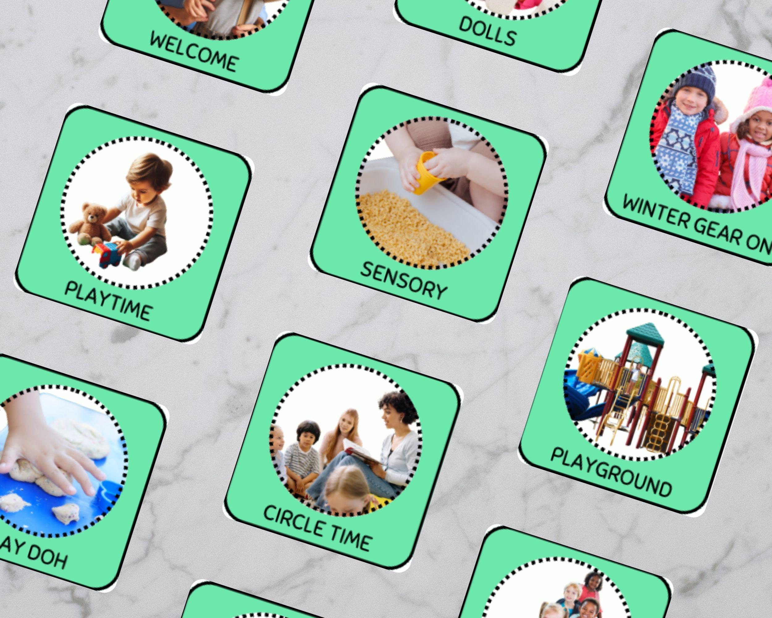 Classroom Routine Cards - Daycare / Preschool / Kindergarten ...