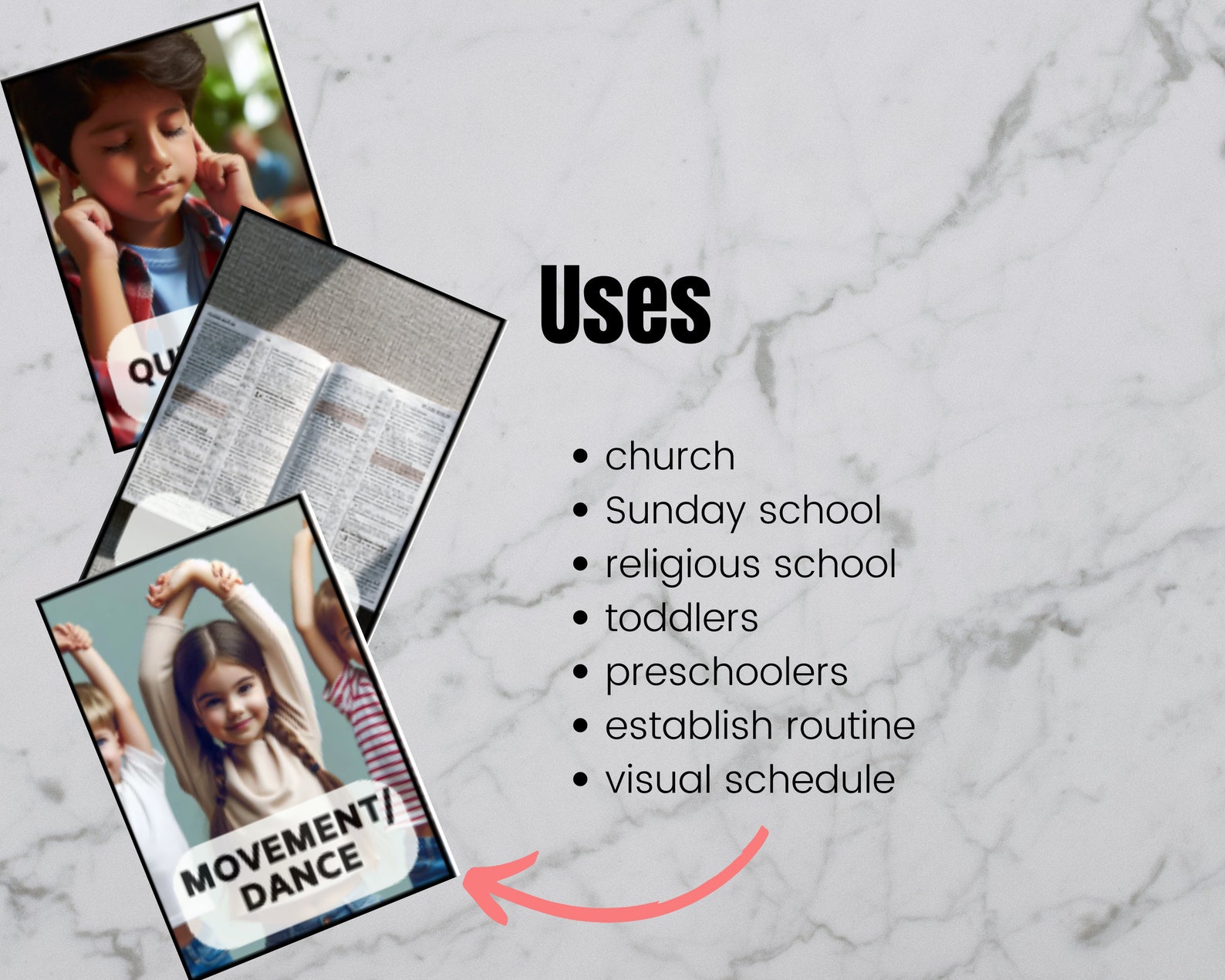 Sunday School Routine Cards for Toddlers, Preschoolers - Visual Church ...