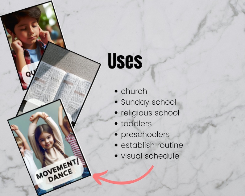 Sunday School Routine Cards for Toddlers, Preschoolers - Visual Church ...