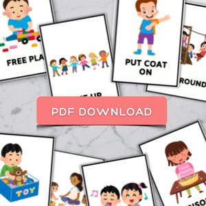 Classroom Routine Cards - Daycare / Preschool / Kindergarten / Autism ...