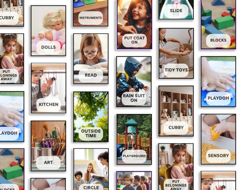 Editable Classroom Routine Cards: Real Photo Visual Schedule (digital ...