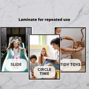 Classroom Routine Cards Daycare / Preschool / Kindergarten / Montessori ...