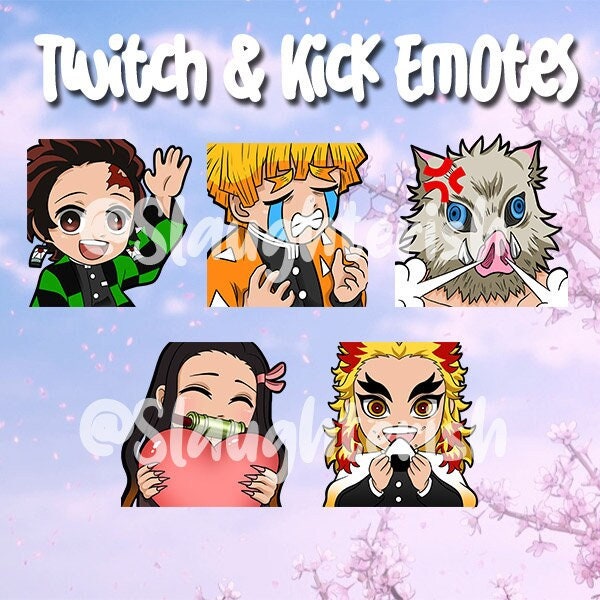 Demon Slayer Tanjiro Emotes - Etsy New Zealand