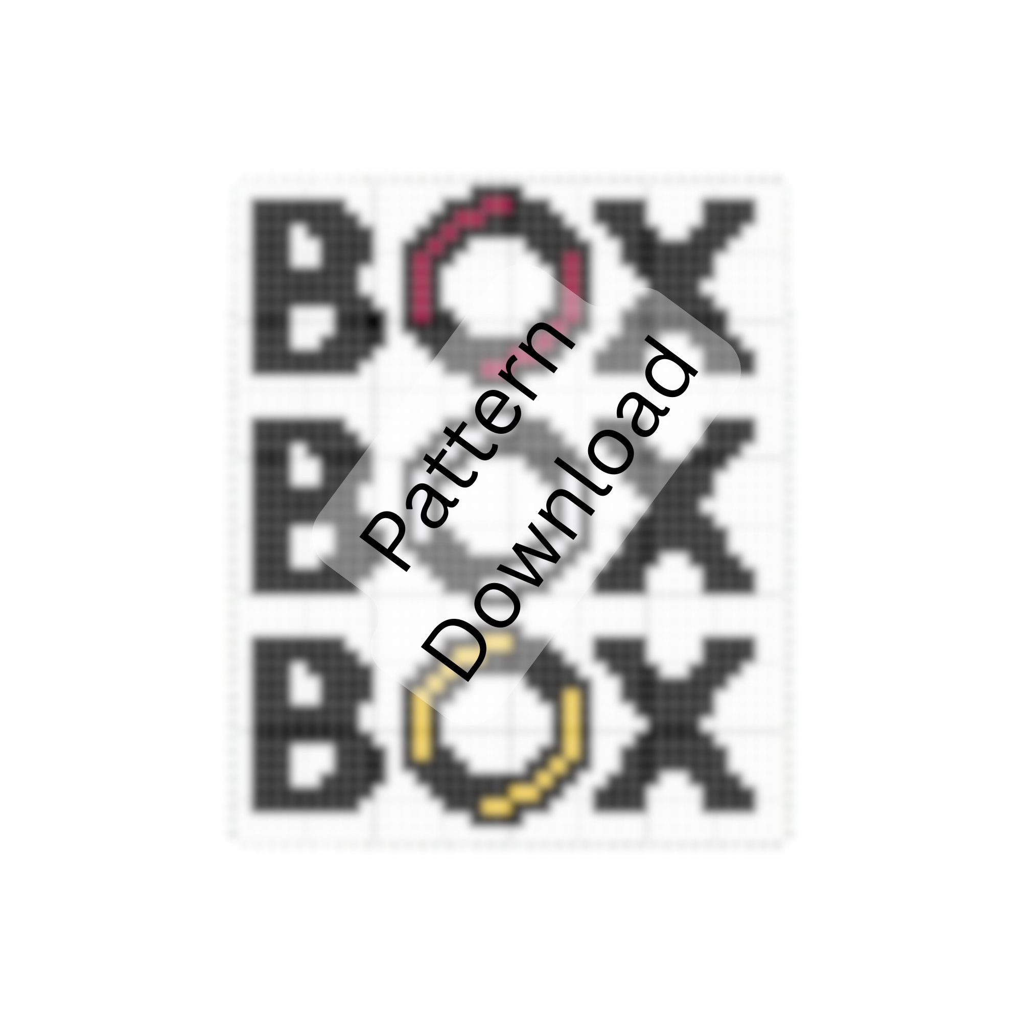 Cross Stitch Pattern: Formula 1 Tires Box Box Box - Etsy